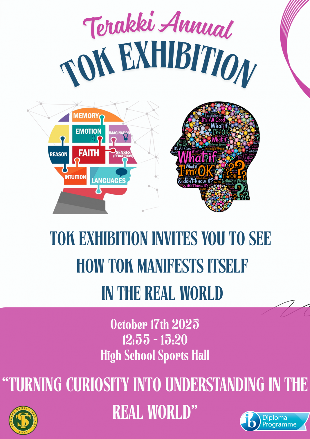 IB Öğrencilerimiz “TOK Exhibition” Çalışmalarını Sergiledi | Terabook